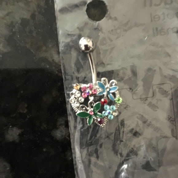 Jewelry | New Bunch Of Flowers Belly Ring | Poshmark